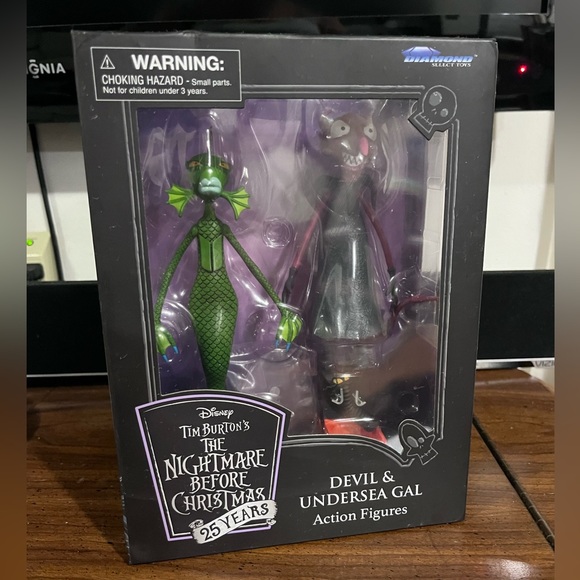 Other | Nightmare Before Christmas Devil And Undersea Gal Action ...